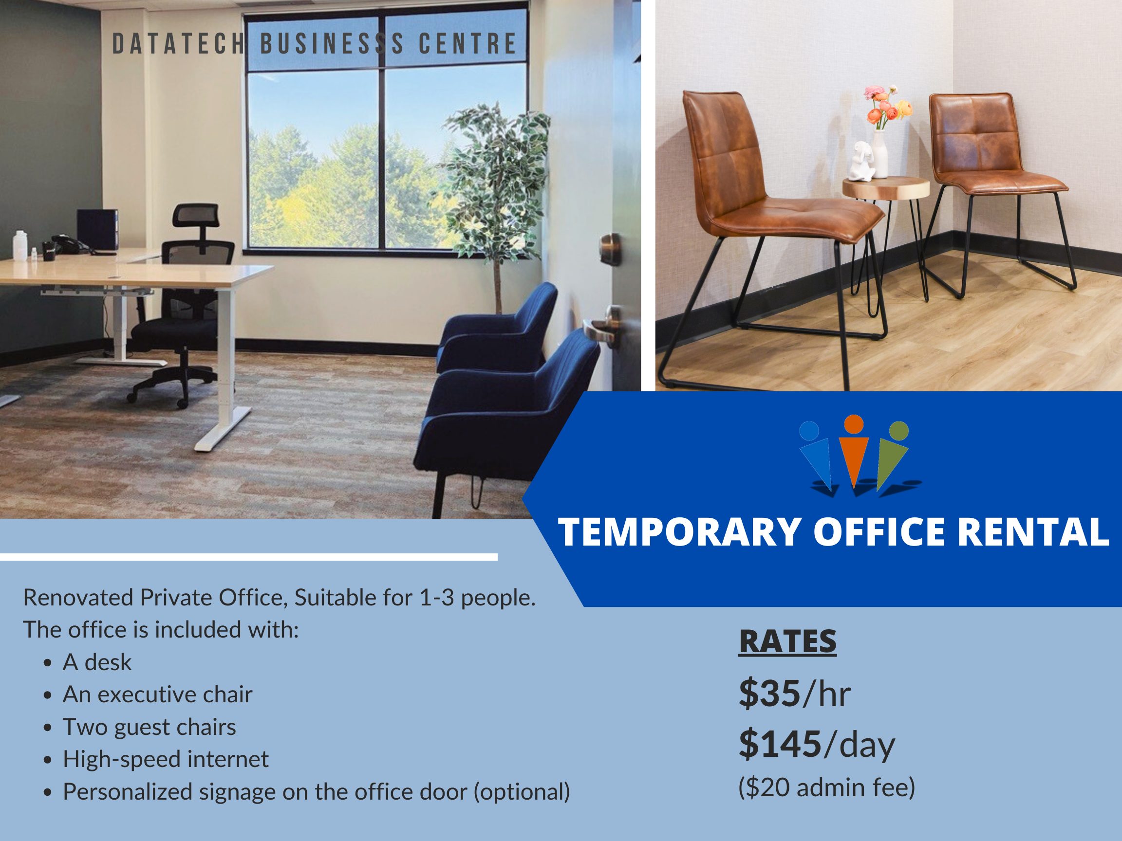 Temporary Office Rentals - Coworking Office - DataTech Business Centre